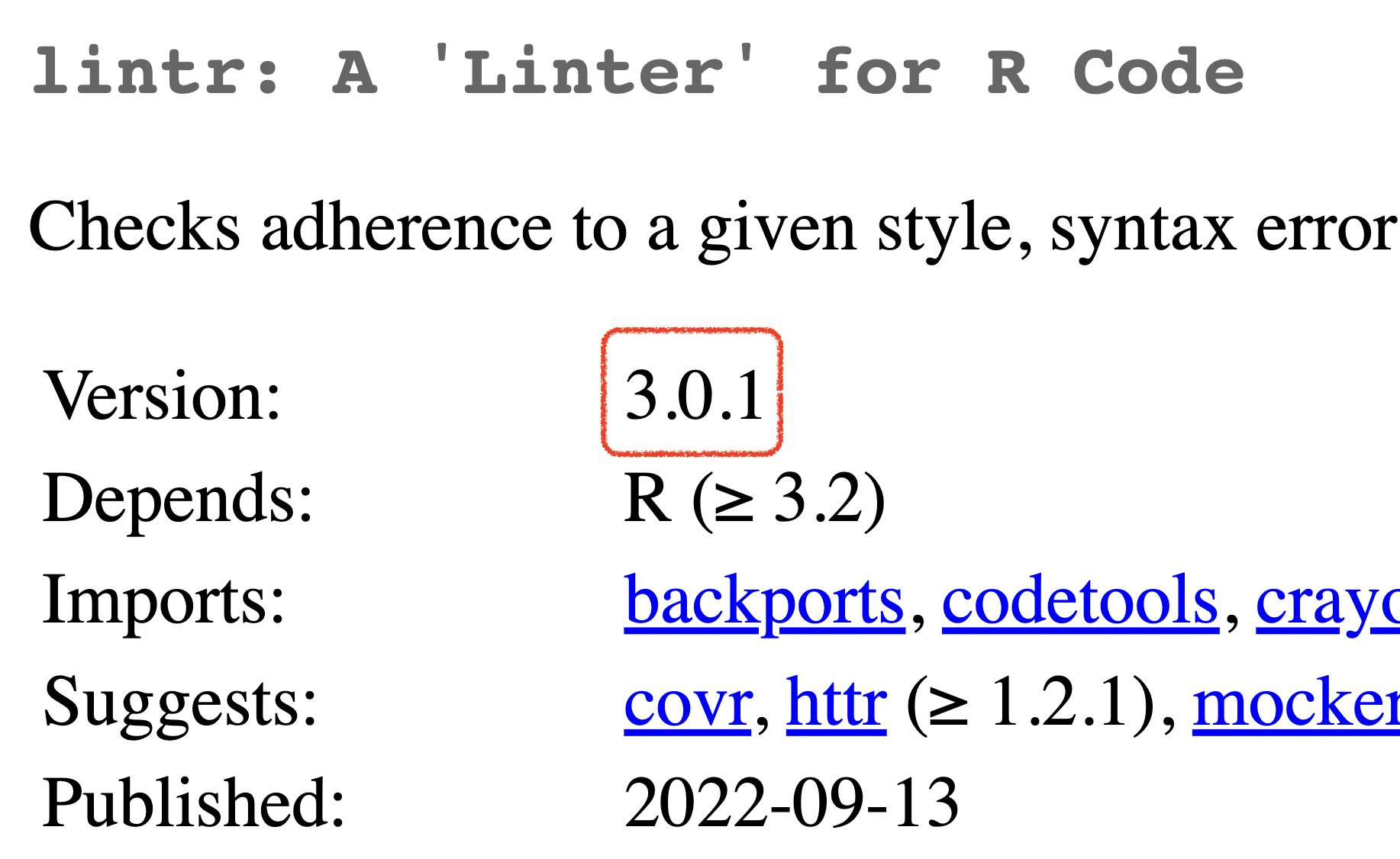 CRAN failures, new release requested by 2022-08-30 · Issue #1504 · r-lib/lintr · GitHub
