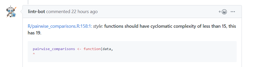 false positive with lint "assigned but may not be used" · Issue #358 · r-lib/lintr · GitHub