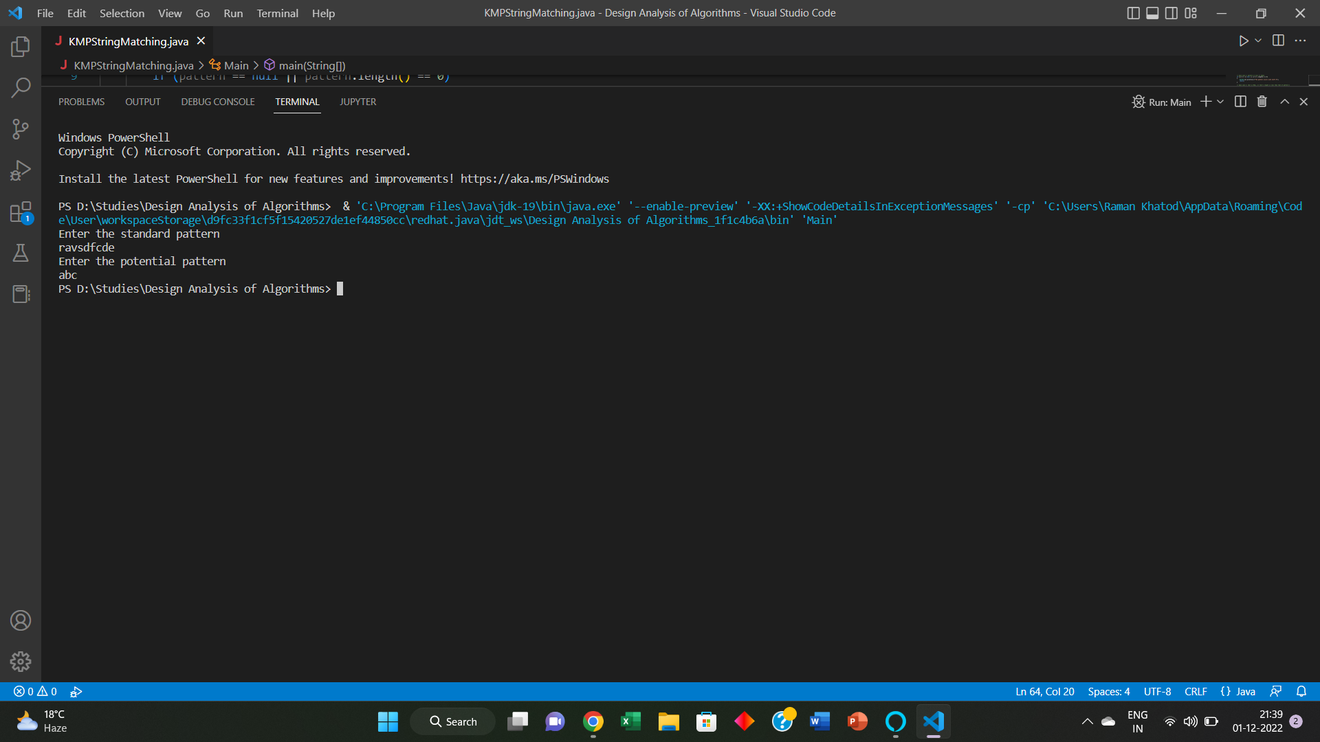 GitHub - Raman-K15/KMP-String-Matching-Algorithm
