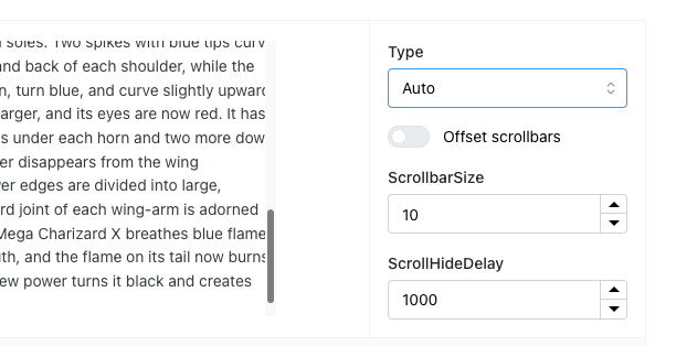 ScrollArea of type auto leaves space in the scrollbar at the bottom when it shouldn't · Issue ...