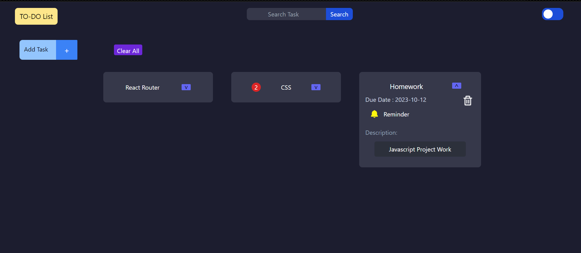 Github Harshbailurkar Updated Todo React App