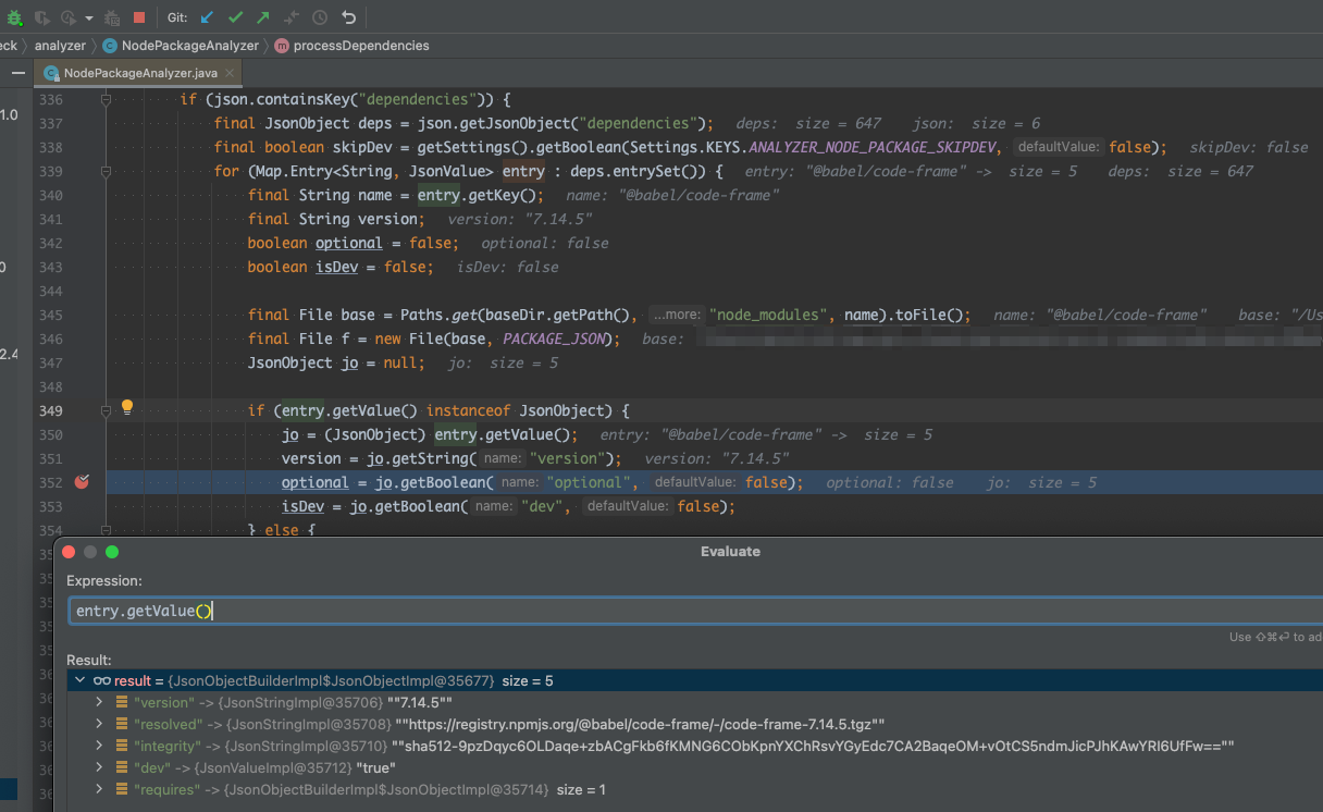 NullPointerException when processing node_modules · Issue #4089 · jeremylong/DependencyCheck ...