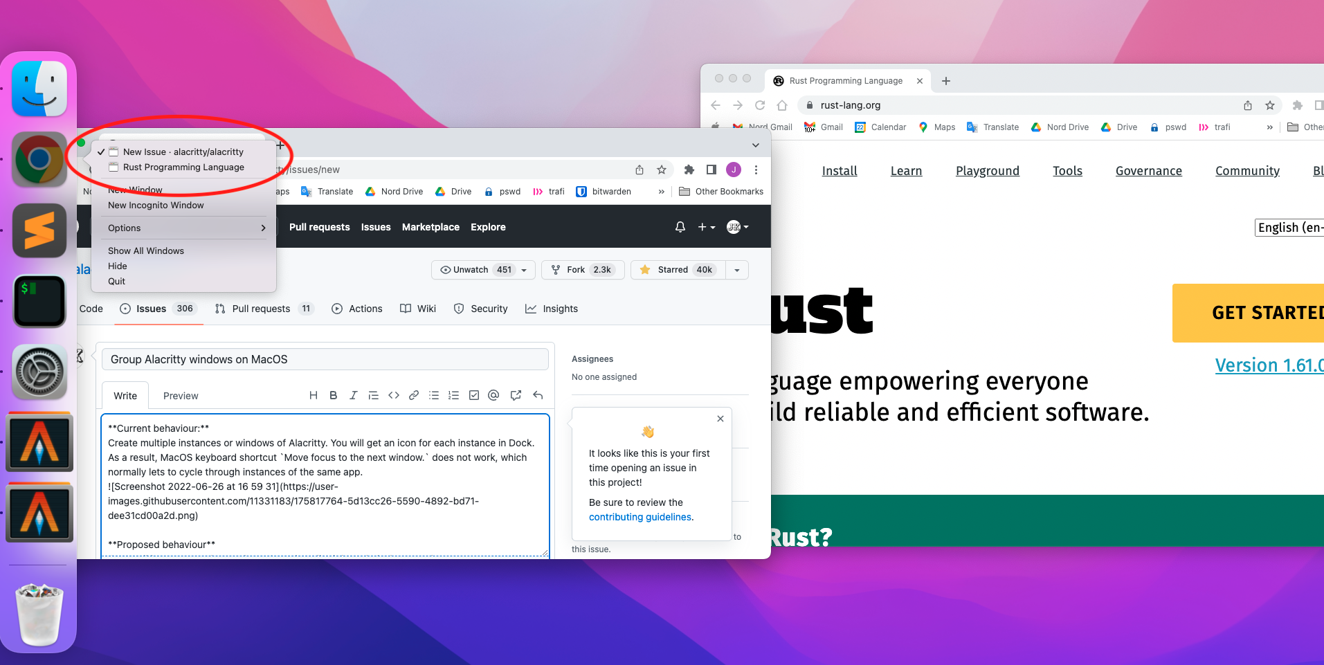 Group Alacritty windows on MacOS · Issue #6157 · alacritty/alacritty ...