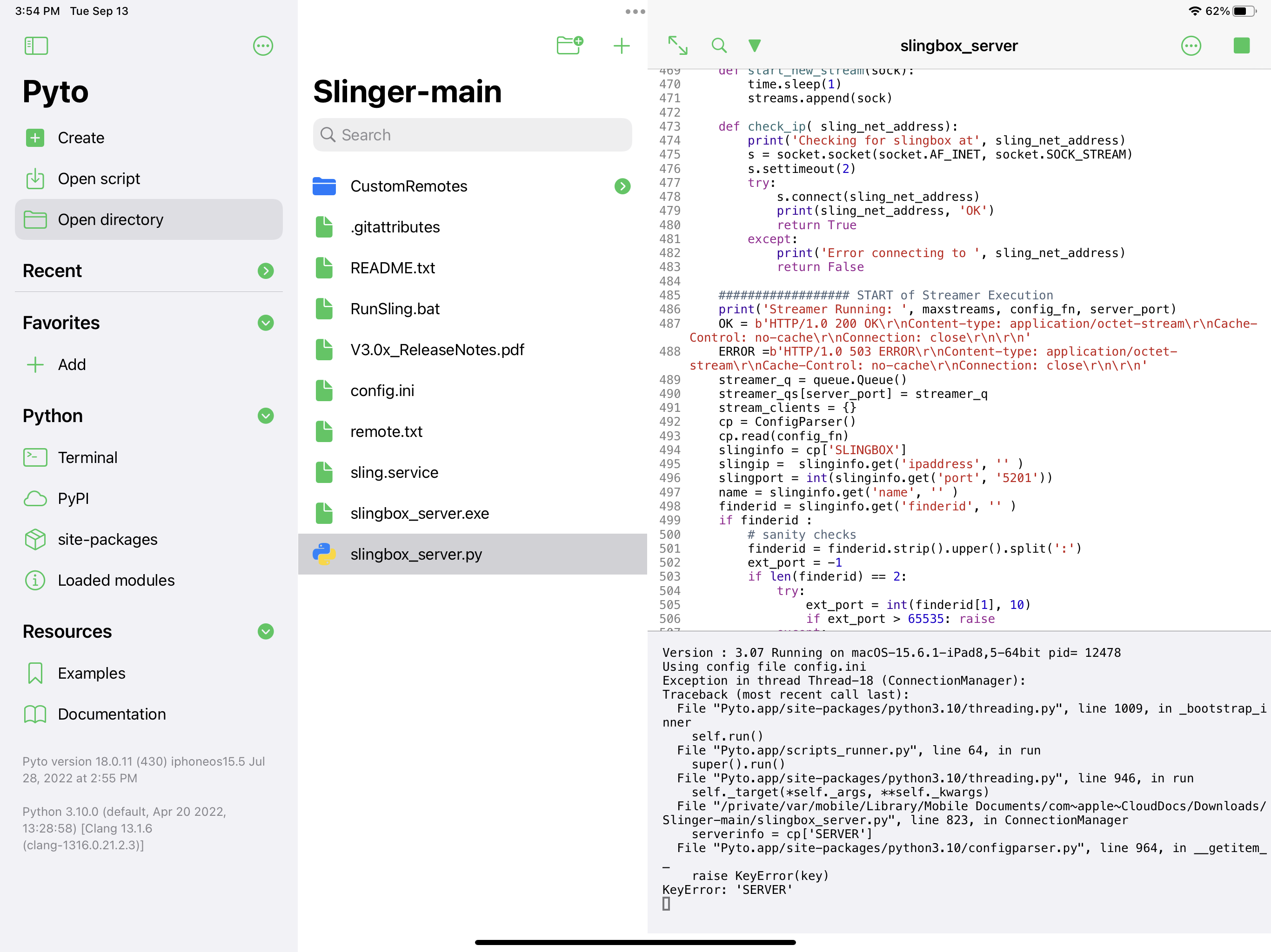 slinger with python on mac · GerryDazoo Slinger · Discussion #46 · GitHub