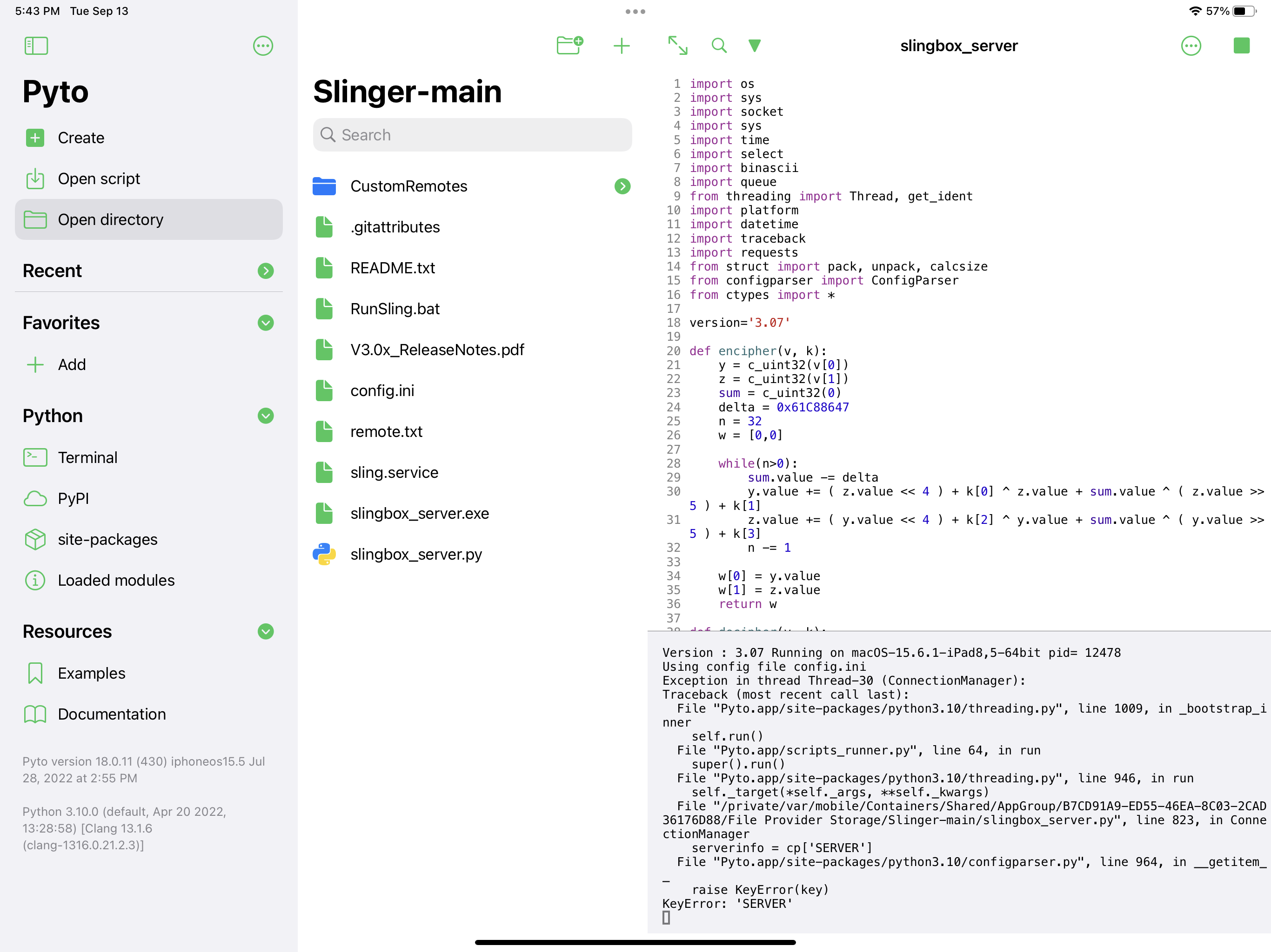 slinger with python on mac · GerryDazoo Slinger · Discussion #46 · GitHub