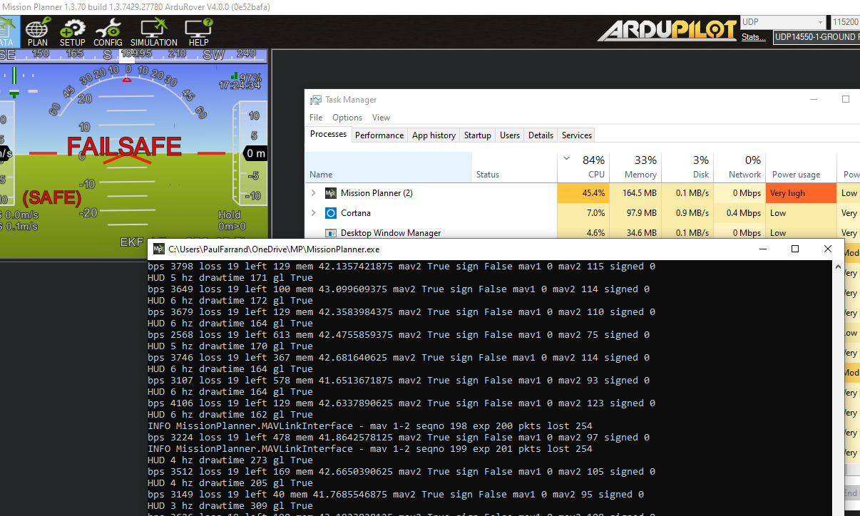 HUD consumes 100% CPU · Issue #2362 · ArduPilot/MissionPlanner · GitHub