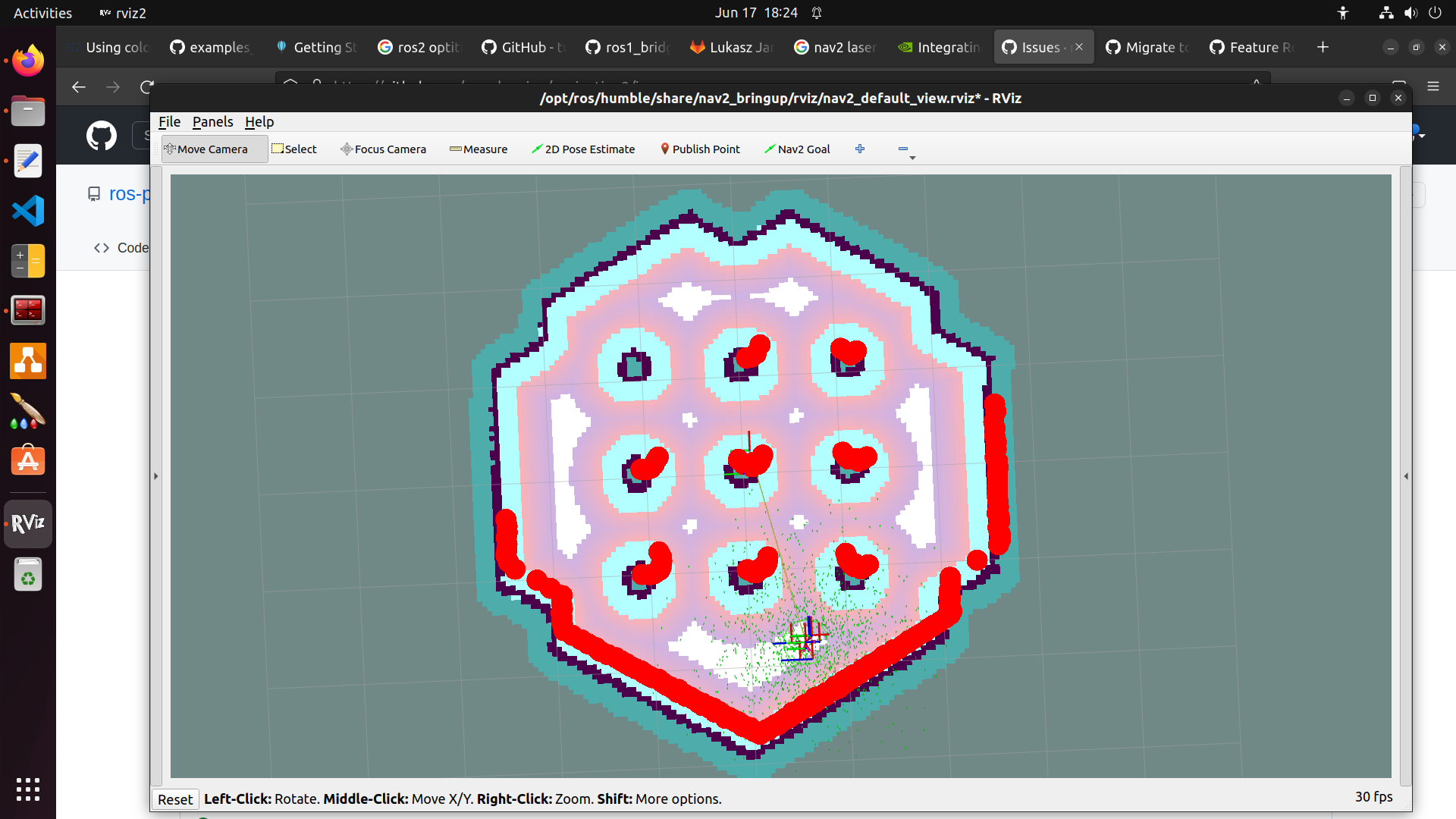 RViz and laserscan points are behaving weirdly · Issue #3023 · ros-navigation/navigation2 · GitHub