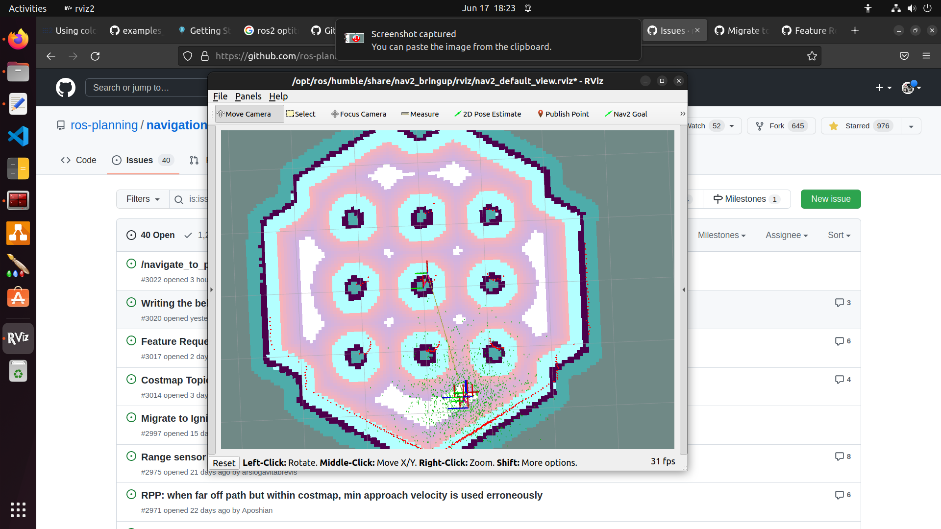 RViz and laserscan points are behaving weirdly · Issue #3023 · ros-navigation/navigation2 · GitHub
