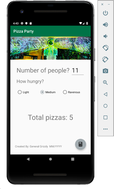 GitHub - areebafrds/Pizza-Party: This is a Pizza Calculator app which shows students how much ...
