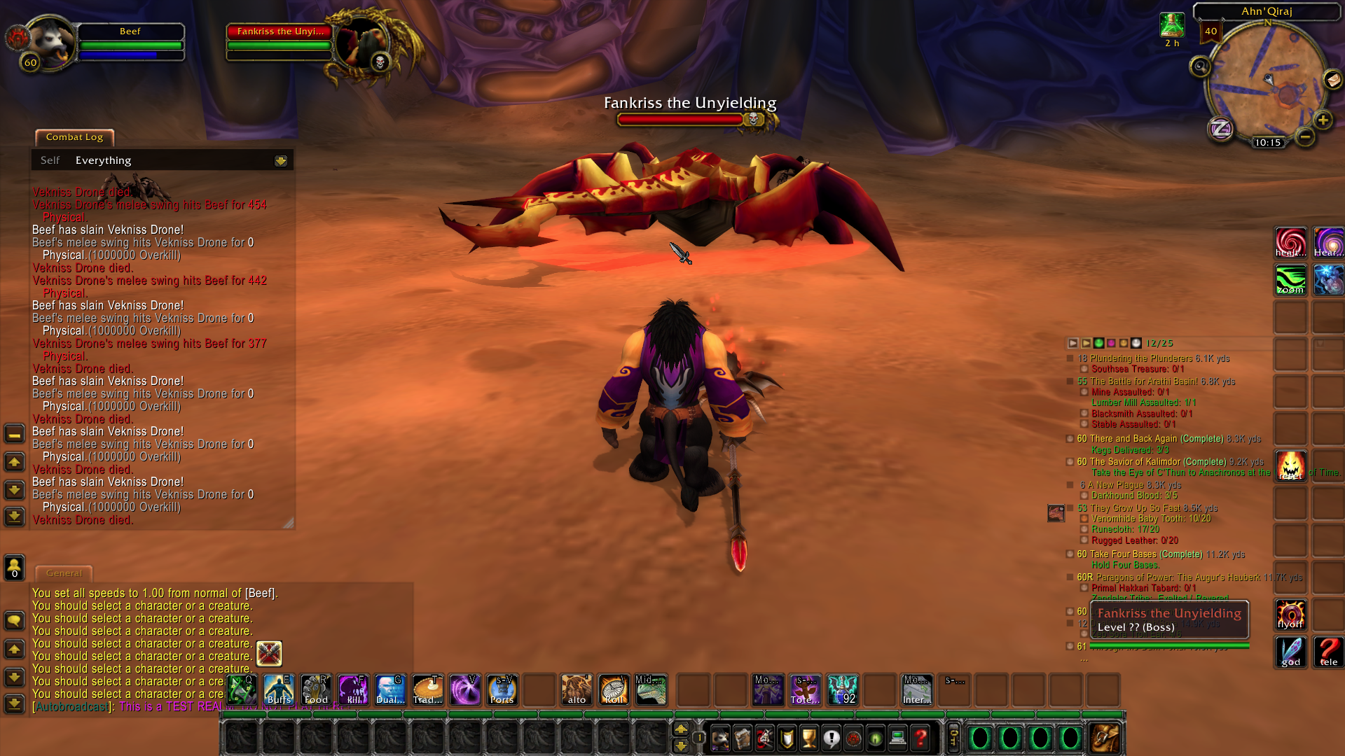 [AQ40] Fankriss the Unyielding aggro range · Issue #13138 · azerothcore ...