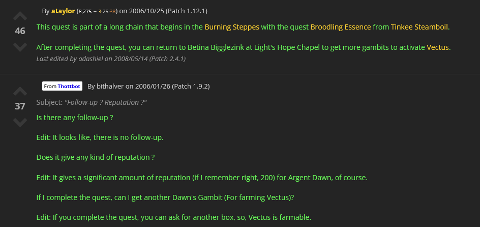 Betina Bigglezink does not offer more "Dawn's Gambit" · Issue #13157 · azerothcore/azerothcore ...