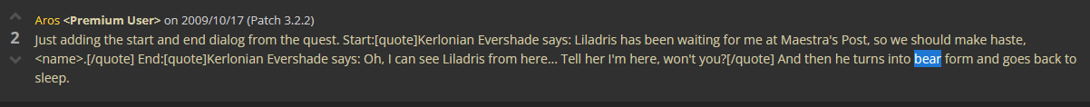 [NPC] Kerlonian Evershade bear form bug · Issue #13593 · azerothcore/azerothcore-wotlk · GitHub