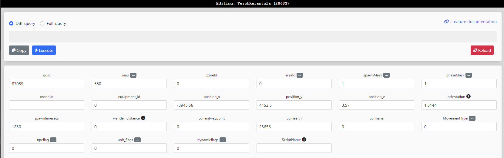 Terokkarantula Respawn Timer · Issue 14998 · Azerothcore Azerothcore Wotlk · Github