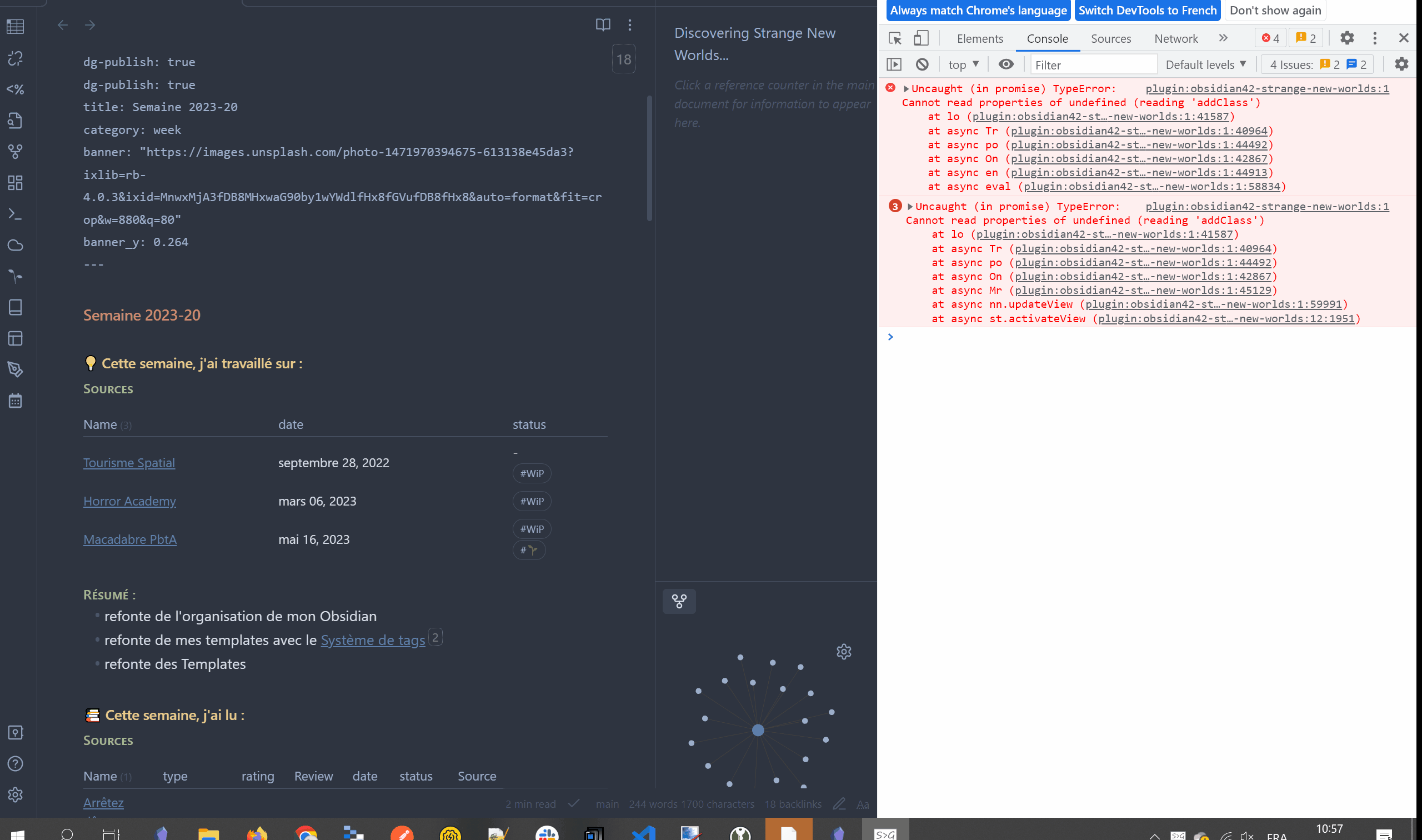 Problem when I click on the number of links in a note · Issue #95 · TfTHacker/obsidian42-strange ...