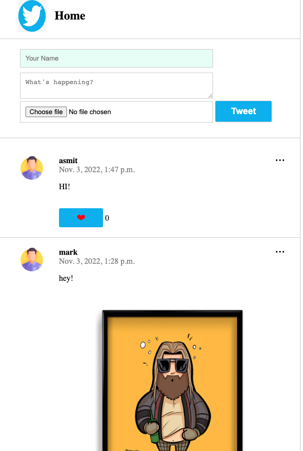 GitHub - AsmitTechIS/twitter-clone