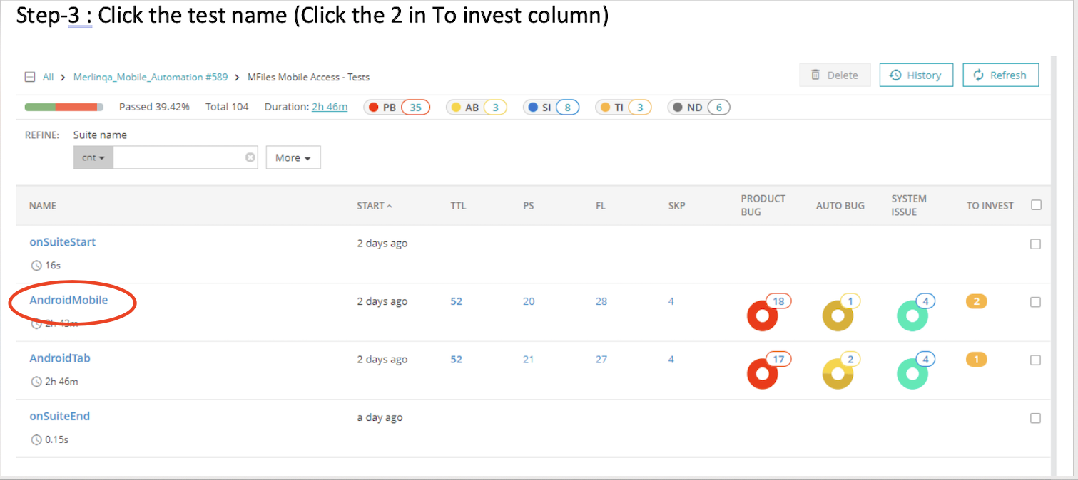 Not able to investigate failed cases in Report Portal · Issue #724 ...