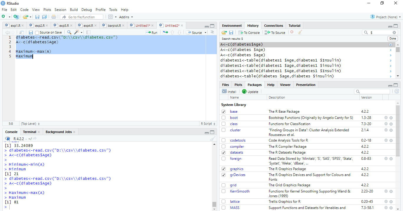 Experiment 7(Mean Normalization,Min normalization,Max Normalization,MinMax Normlization) · Issue ...