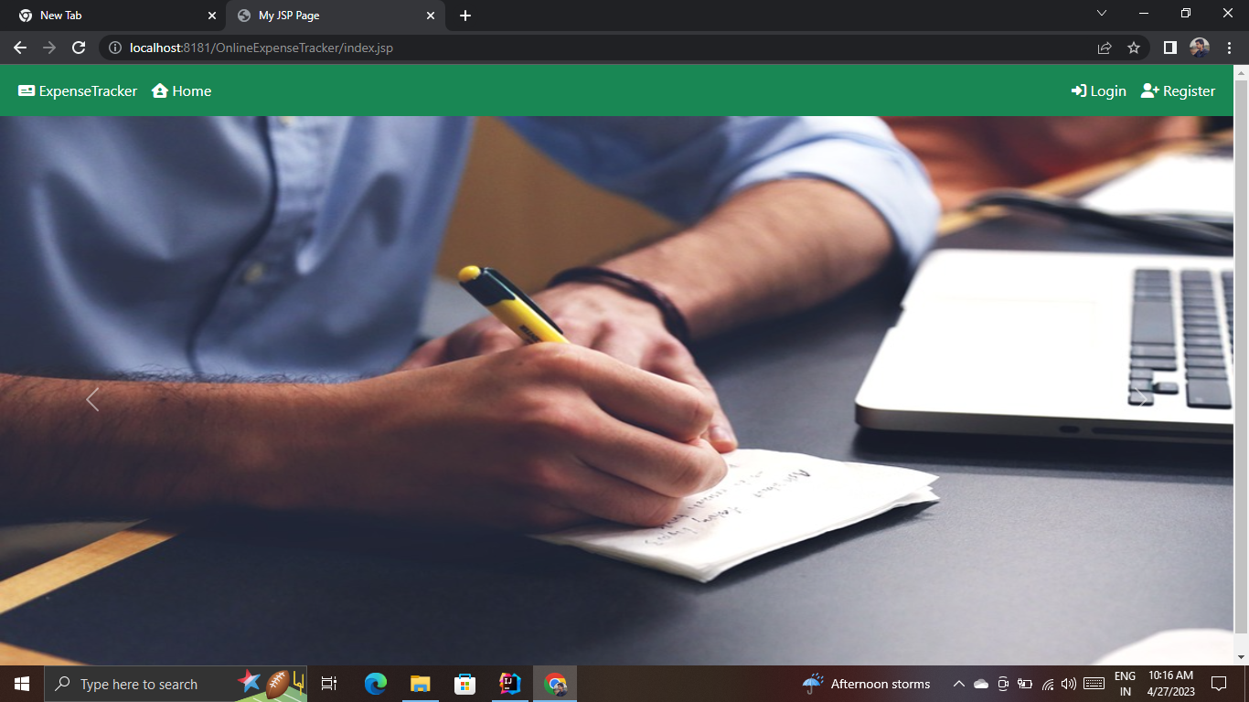 GitHub - Shankar9698/Online-Expense-Tracker: Tech stack used for this project are : Java 1.8 ...