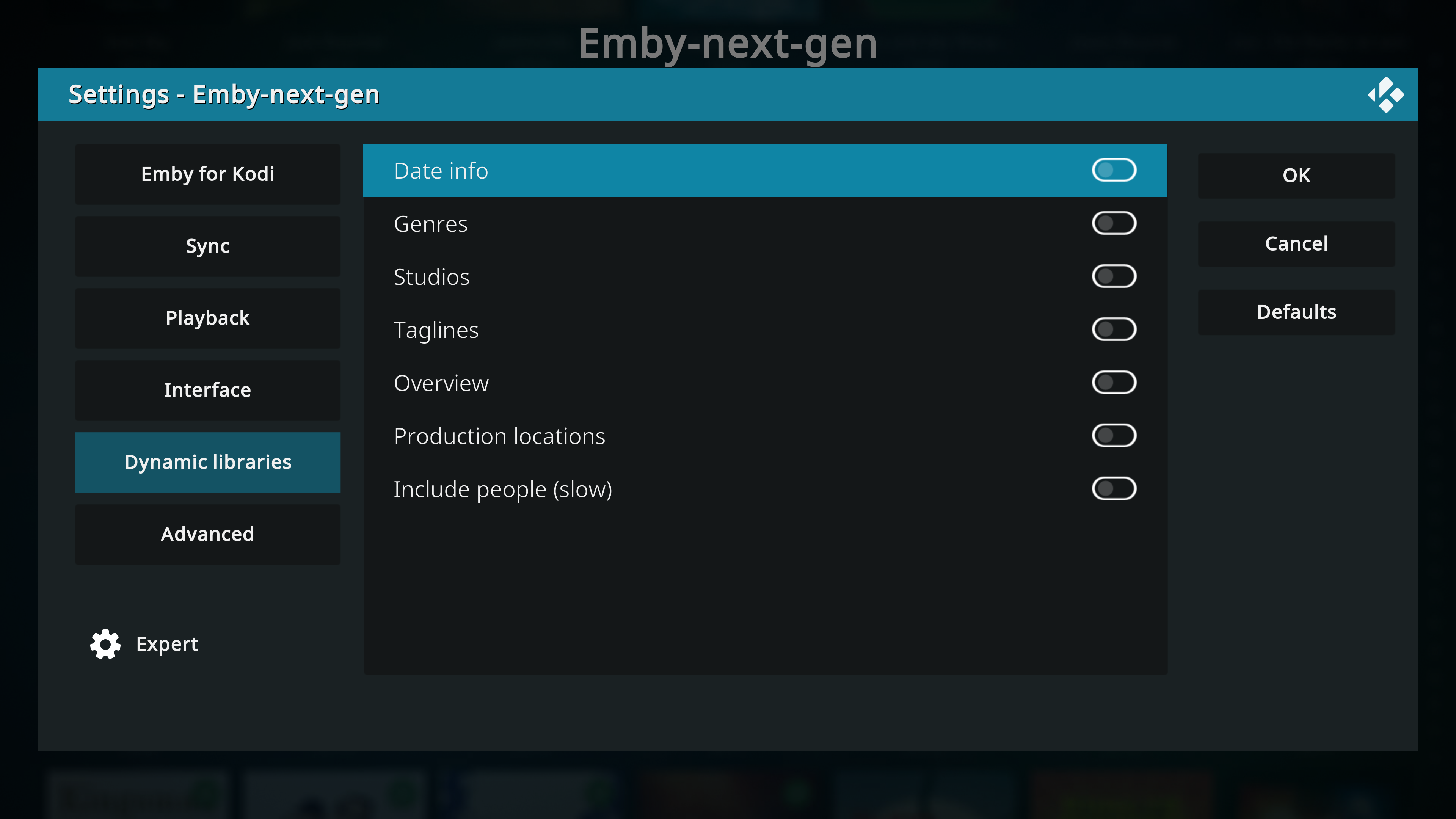 [Suggestion] Settings descriptions · Issue #386 · MediaBrowser/plugin.video.emby · GitHub