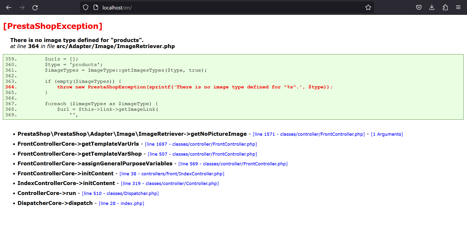 PrestaShopException right after clean installation with cli · Issue #32426 · PrestaShop ...