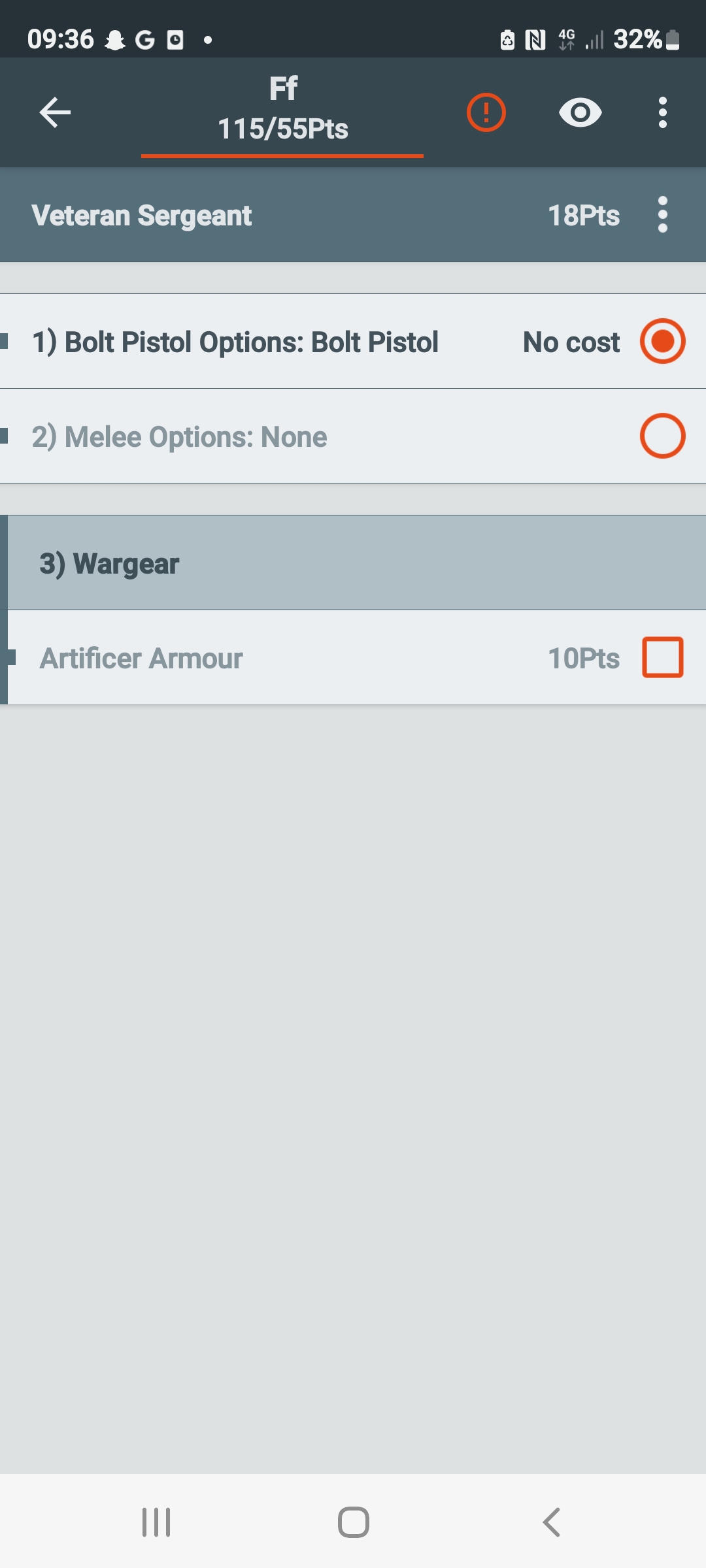 Veteran Sargent Upgrades · Issue #2379 · BSData/horus-heresy · GitHub