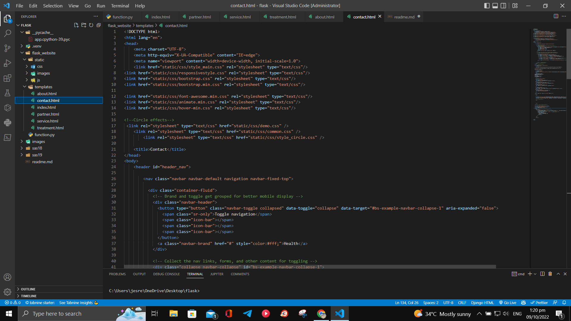 GitHub - rodence/python-ITE-306-flask-Hospital-Website: Creating a Hospital Website using Flask ...