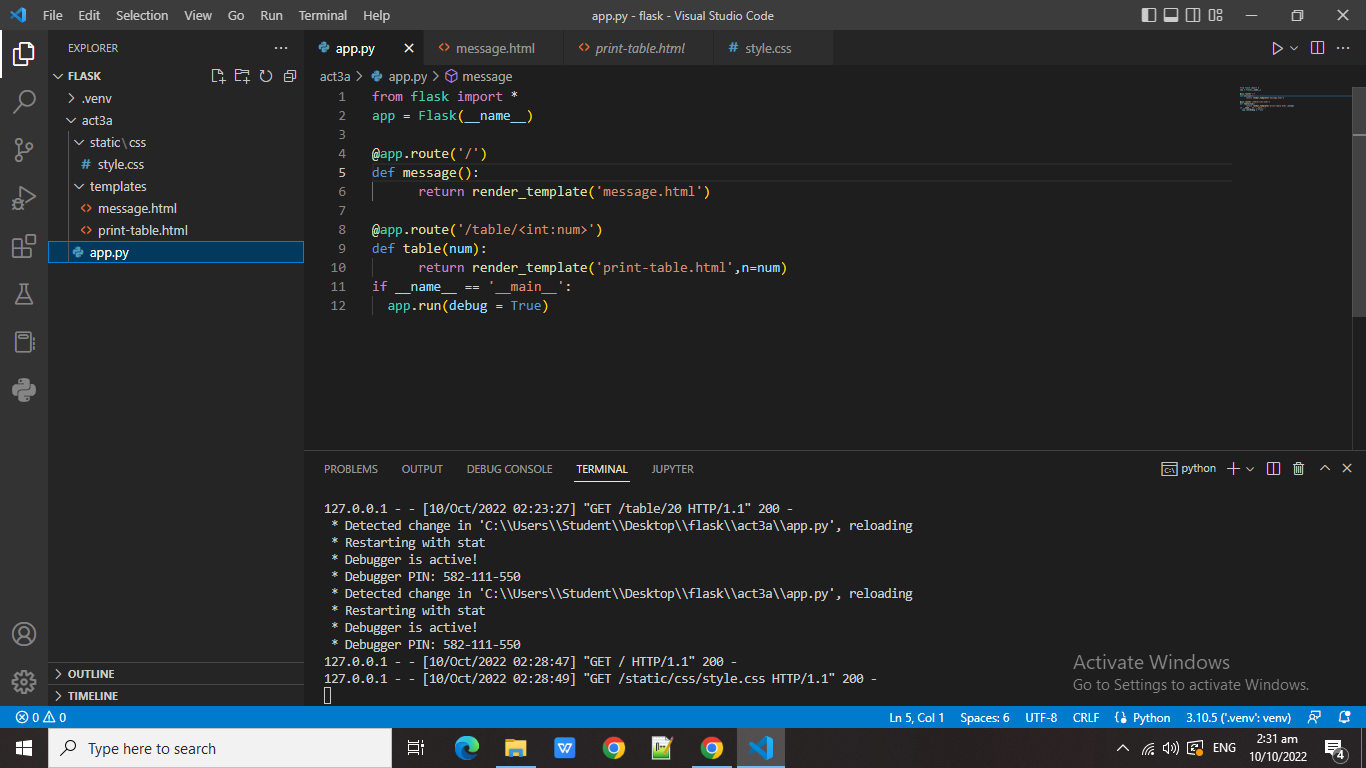 GitHub - rodence/python-ITE-306-SAS-20-Act3: Simple flask website