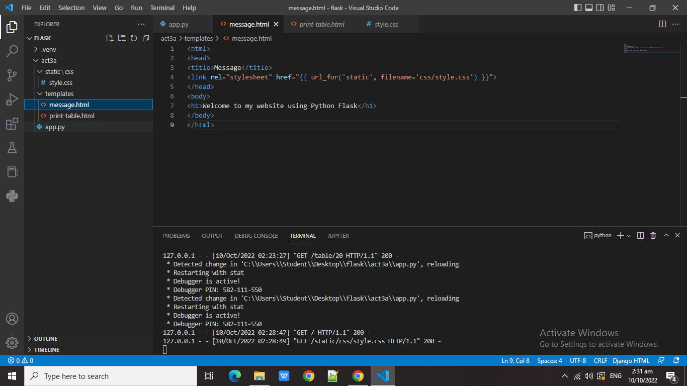 GitHub - rodence/python-ITE-306-SAS-20-Act3: Simple flask website