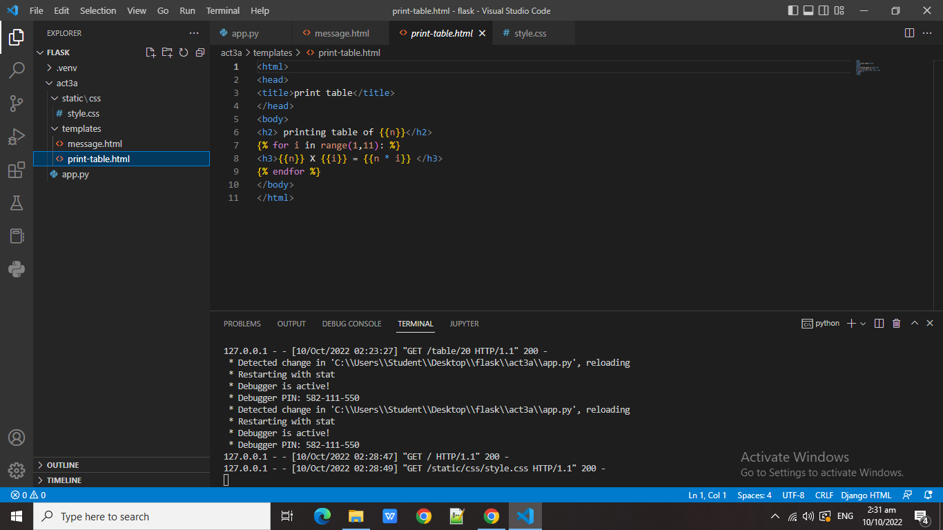 GitHub - rodence/python-ITE-306-SAS-20-Act3: Simple flask website