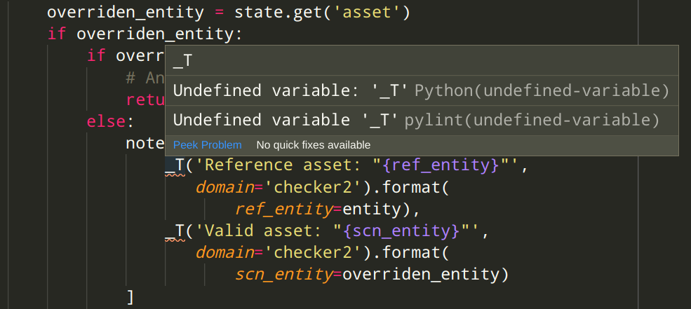 VS Code language server linter not recognizing "additional-builtins" from .pylintrc · Issue ...