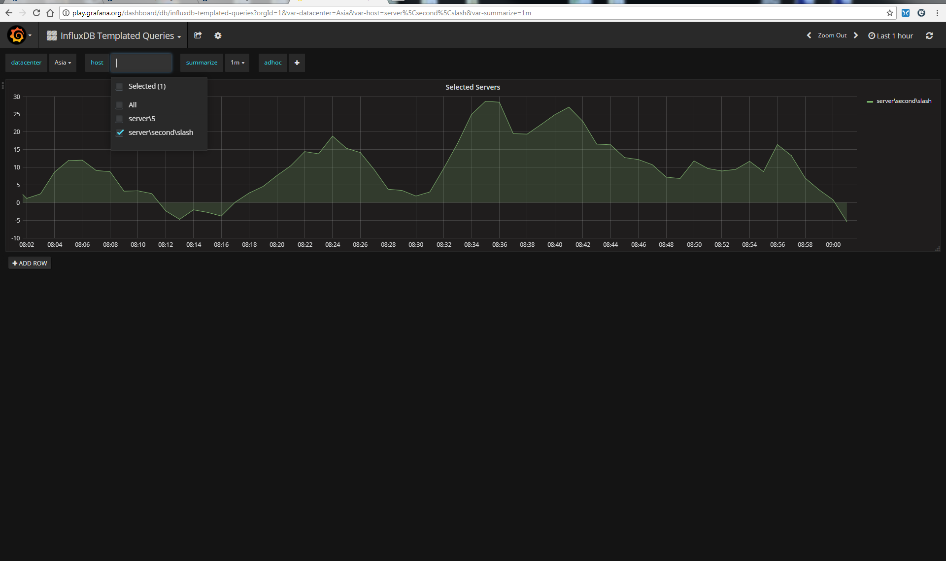 [BUG] Example in documentation doesn't work... · Issue #8913 · grafana ...