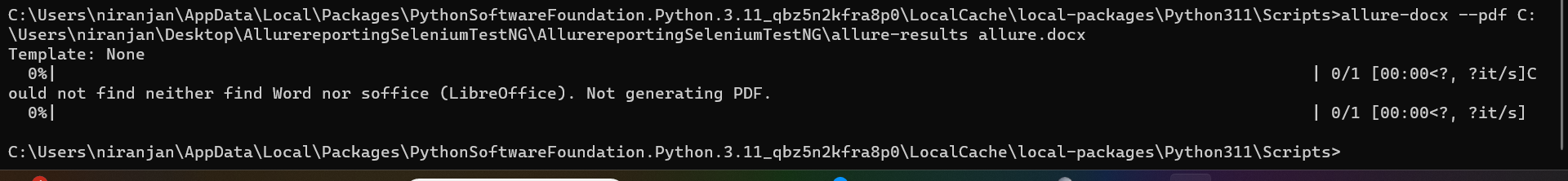 Not Able To Generate Pdf Report For Selenium Java Maven Testng Framework · Issue 44 · Typhoon