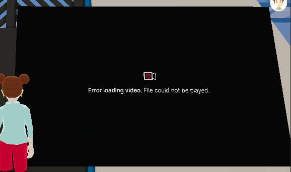 Add message feedback for video error · Issue #3303 · decentraland/unity-renderer · GitHub