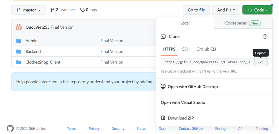 GitHub - QuocViet253/ClothesShop_TLCN