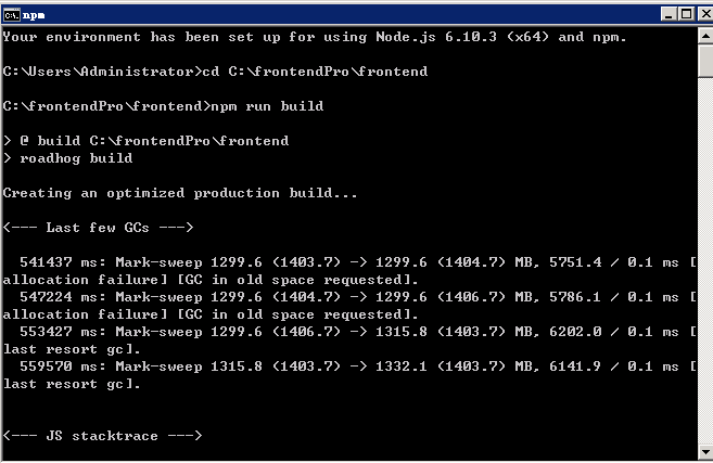 npm run build 内存溢出 · Issue #631 · zuiidea/antd-admin · GitHub