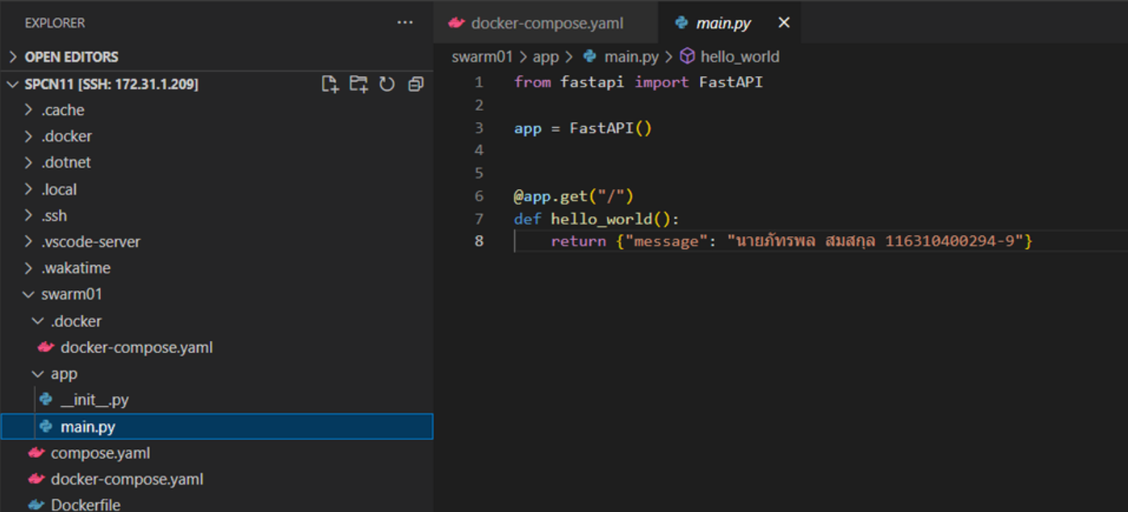 GitHub - pattaraponssky/swarm01