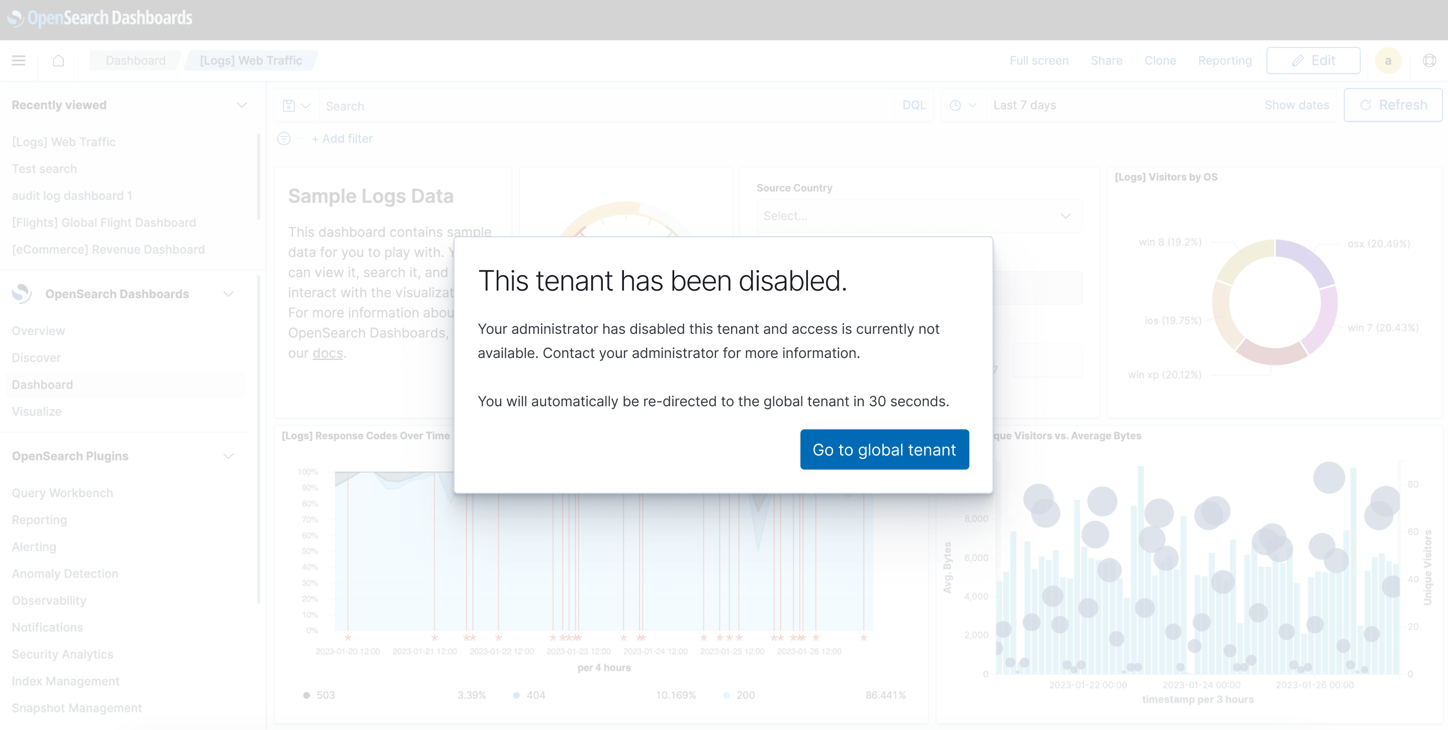 [FEATURE] Enable / disable tenancy through OpenSearch Dashboards Security Plugin · Issue #1316 ...
