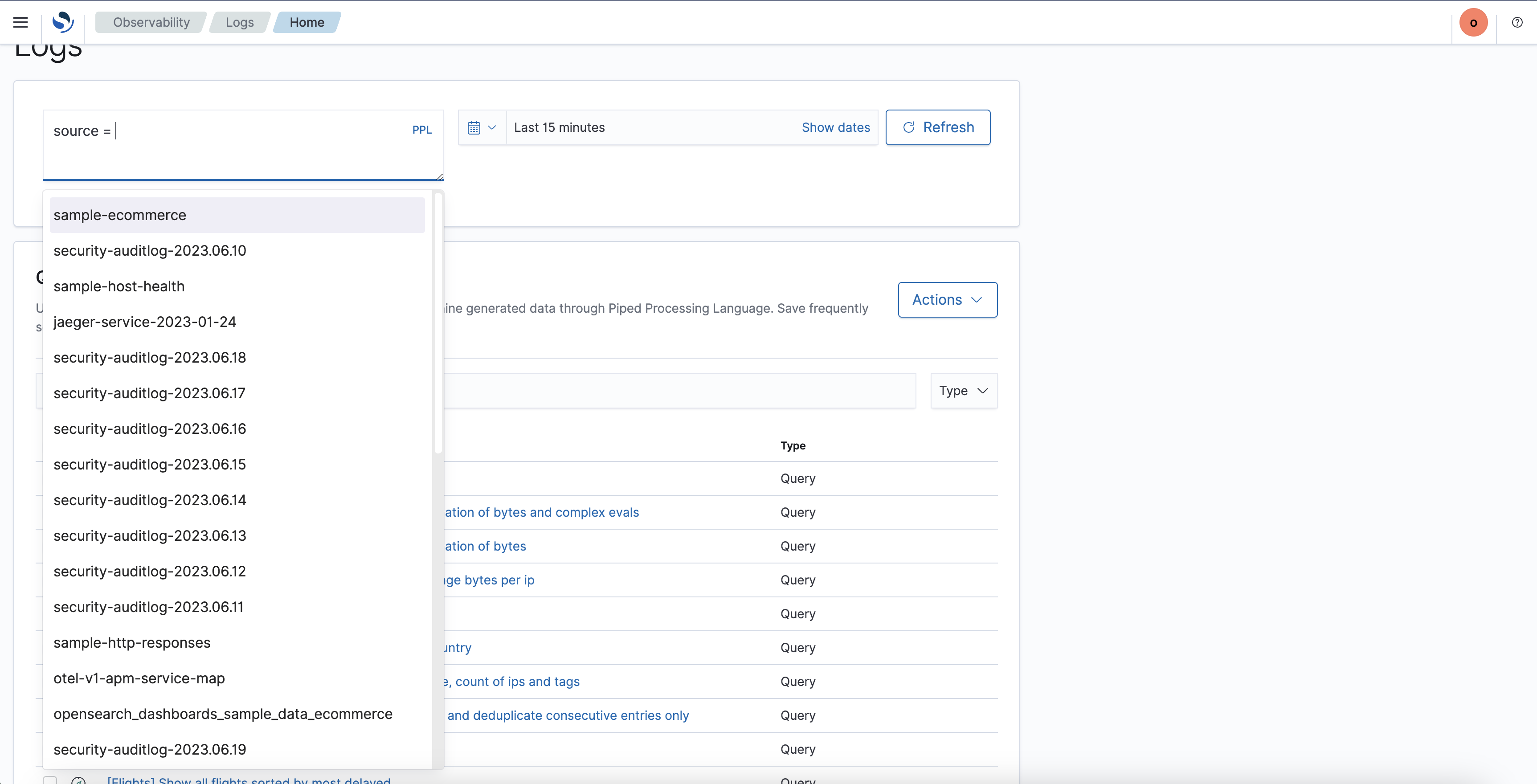 UX proposal for an improved data source picker (v1) · Issue #4482 · opensearch-project ...