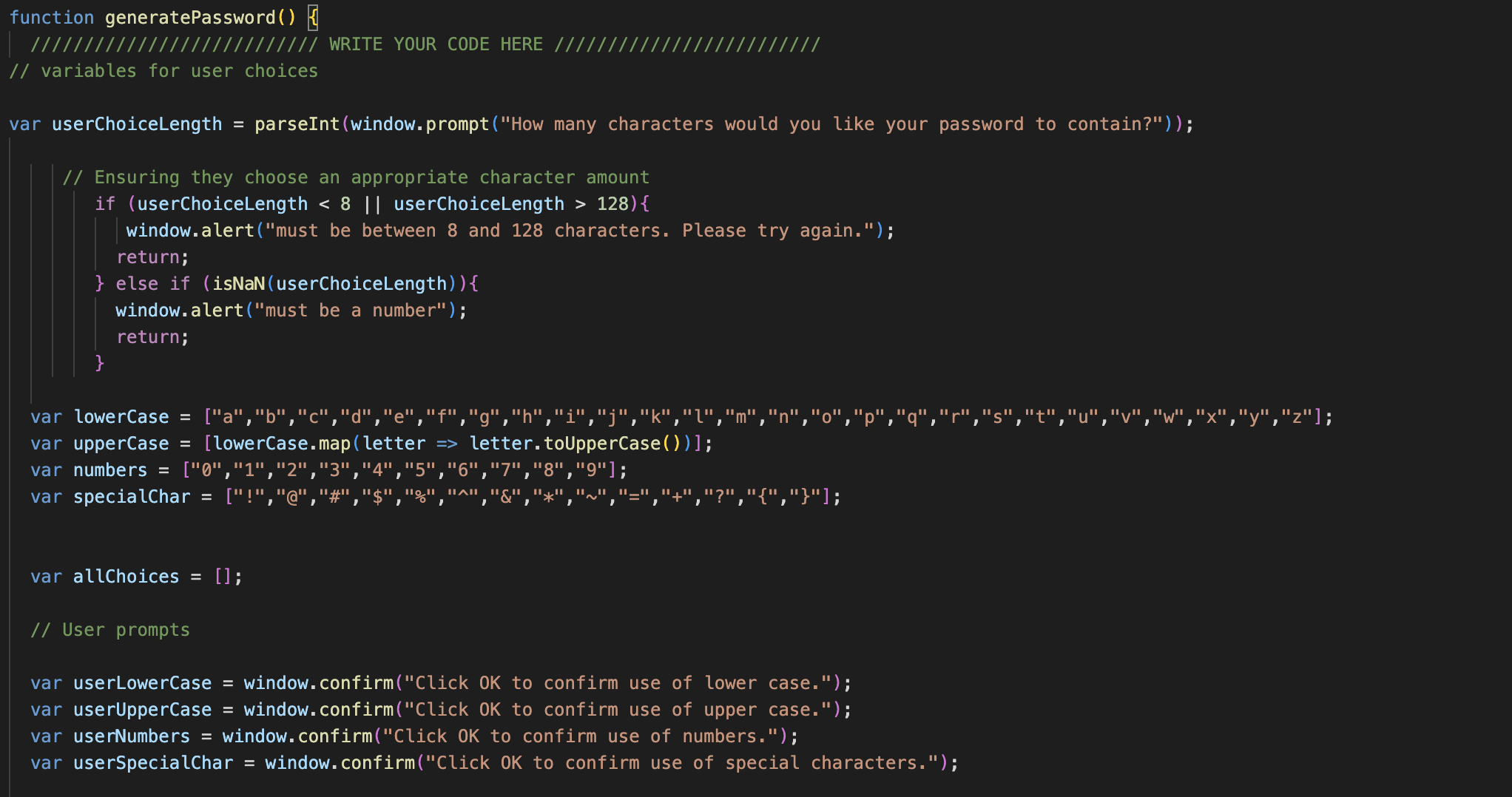 Generate Password Challenge 3 Generate Password Challenge 3 5089