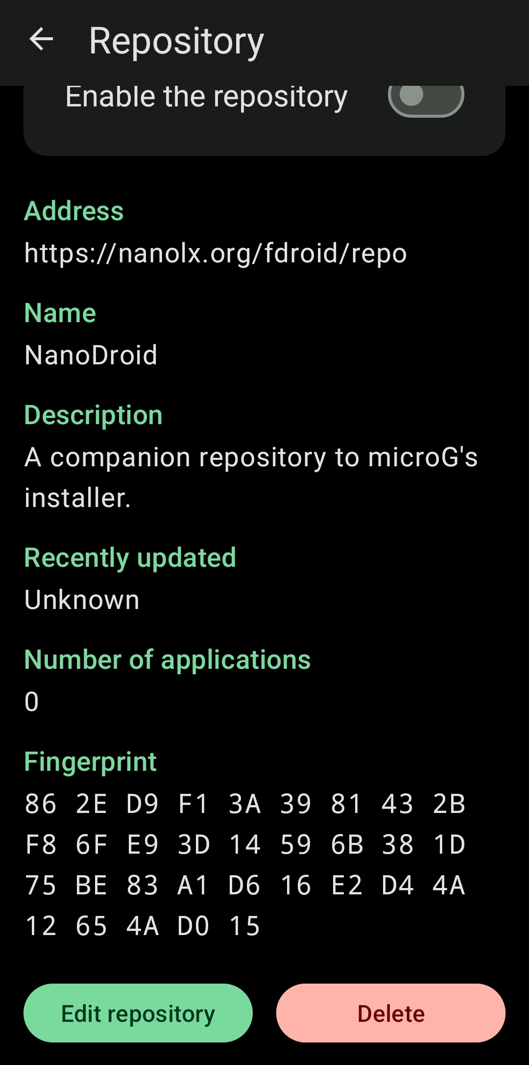 Show a QR code within the repo tab · Issue #454 · Droid-ify/client · GitHub