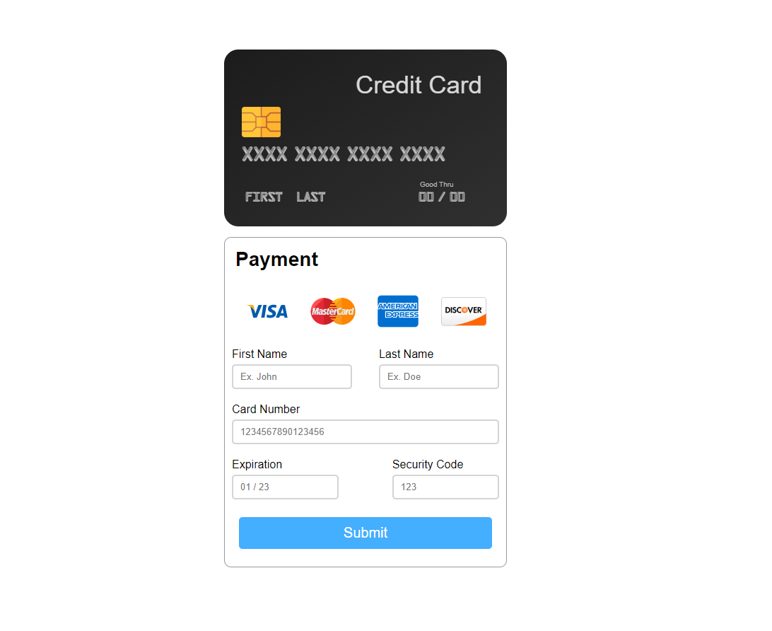 GitHub - Liam-a-34/Responsive-Credit-Card-Form: A credit card payment ... GitHub - Liam-a-34/Responsive-Credit-Card-Form: A credit card payment ...