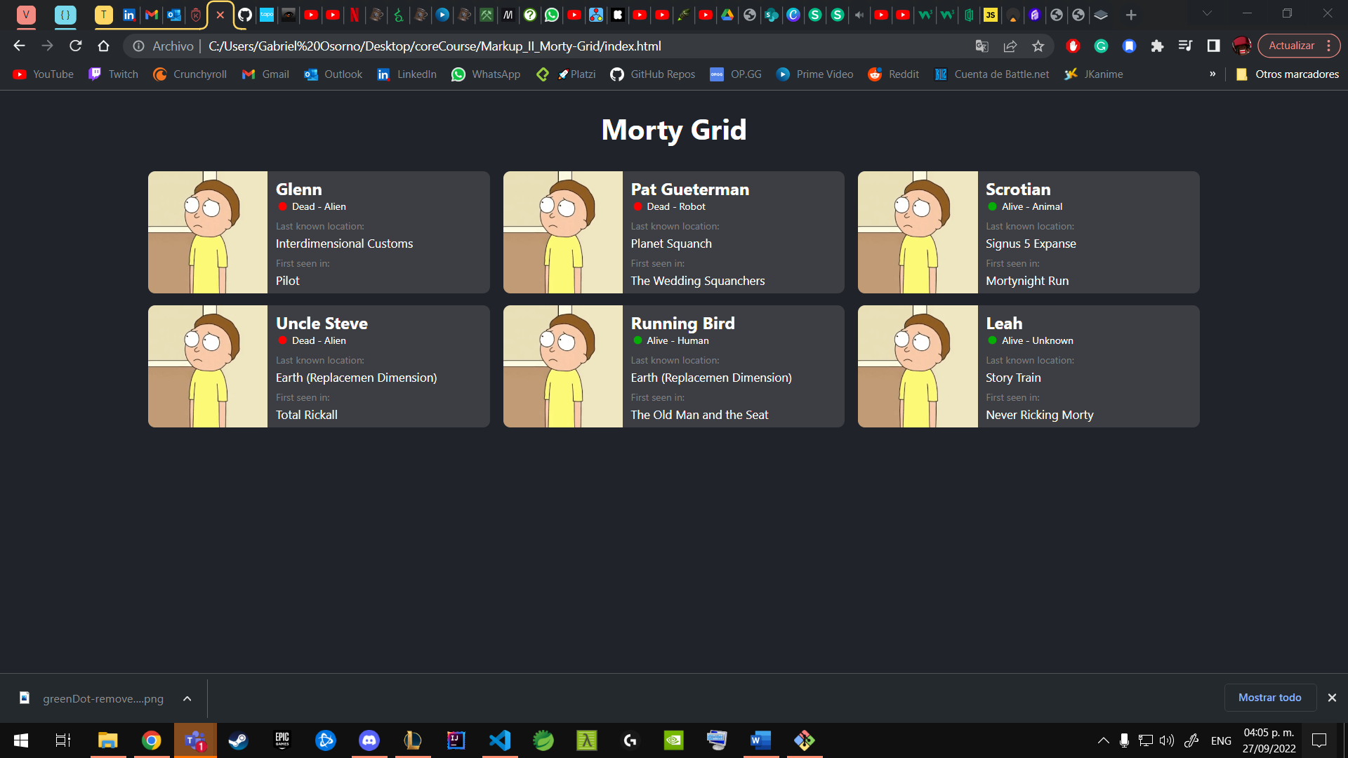GitHub - GabrielOsorno-Ksquare/Markup_II_Morty-Grid: This is my recreation of Morty's design