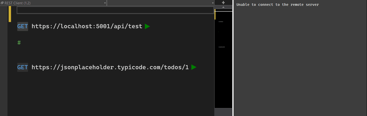 Indicate request activity in the text editor · Issue #14 · madskristensen/RestClientVS · GitHub