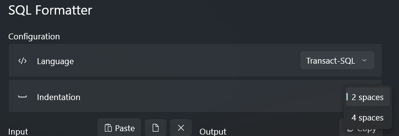 Accessibility Issue Tabs Vs Spaces Sql Formatter · Issue 471 9741