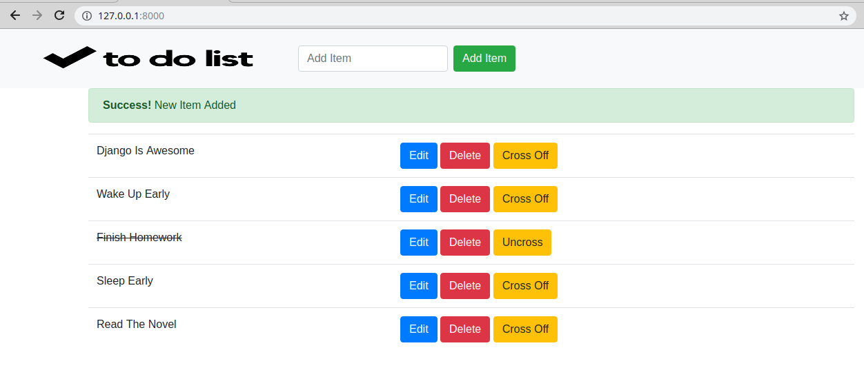 GitHub Megamayoy ToDoList Django A Simple To do List App To Get 