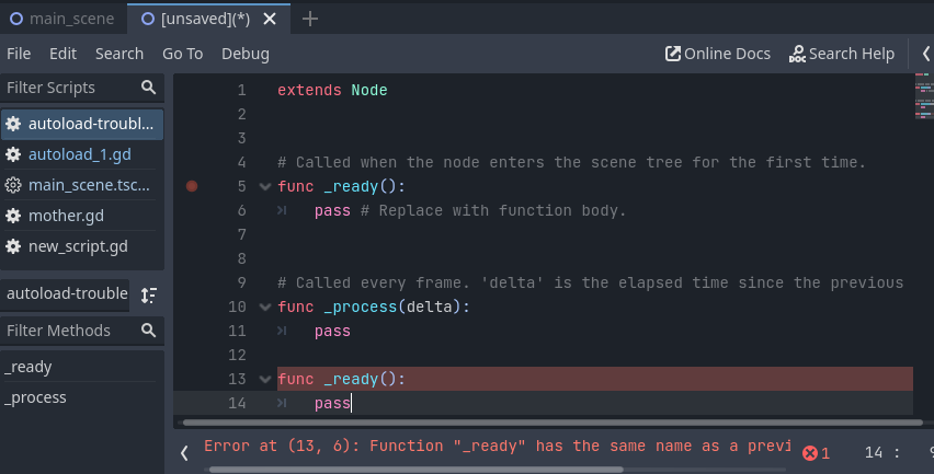 Autoload scripts compile error are not reported (except confusing "Script does not inherit from ...