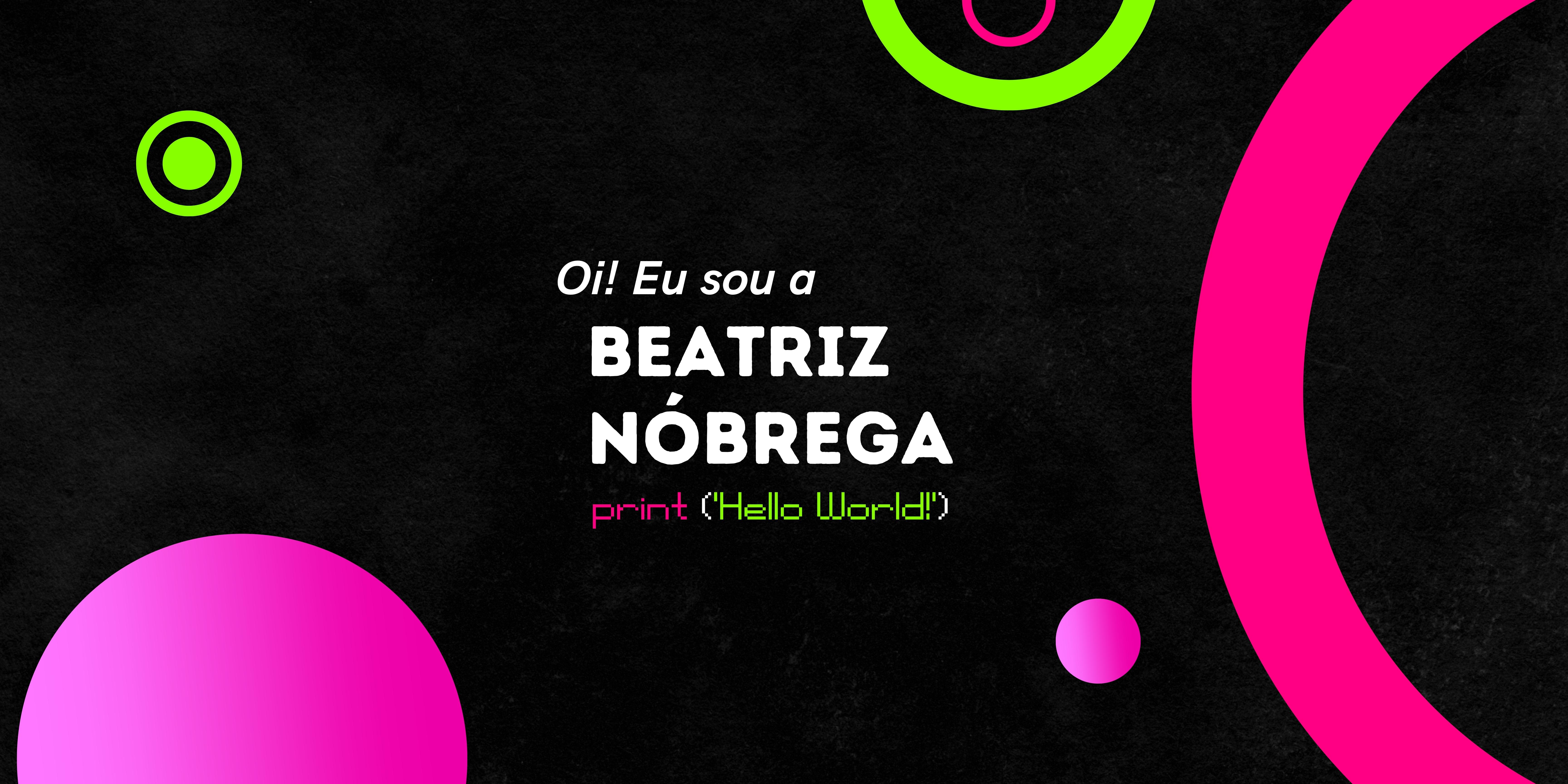 bibiscode (Beatriz Nóbrega) · GitHub