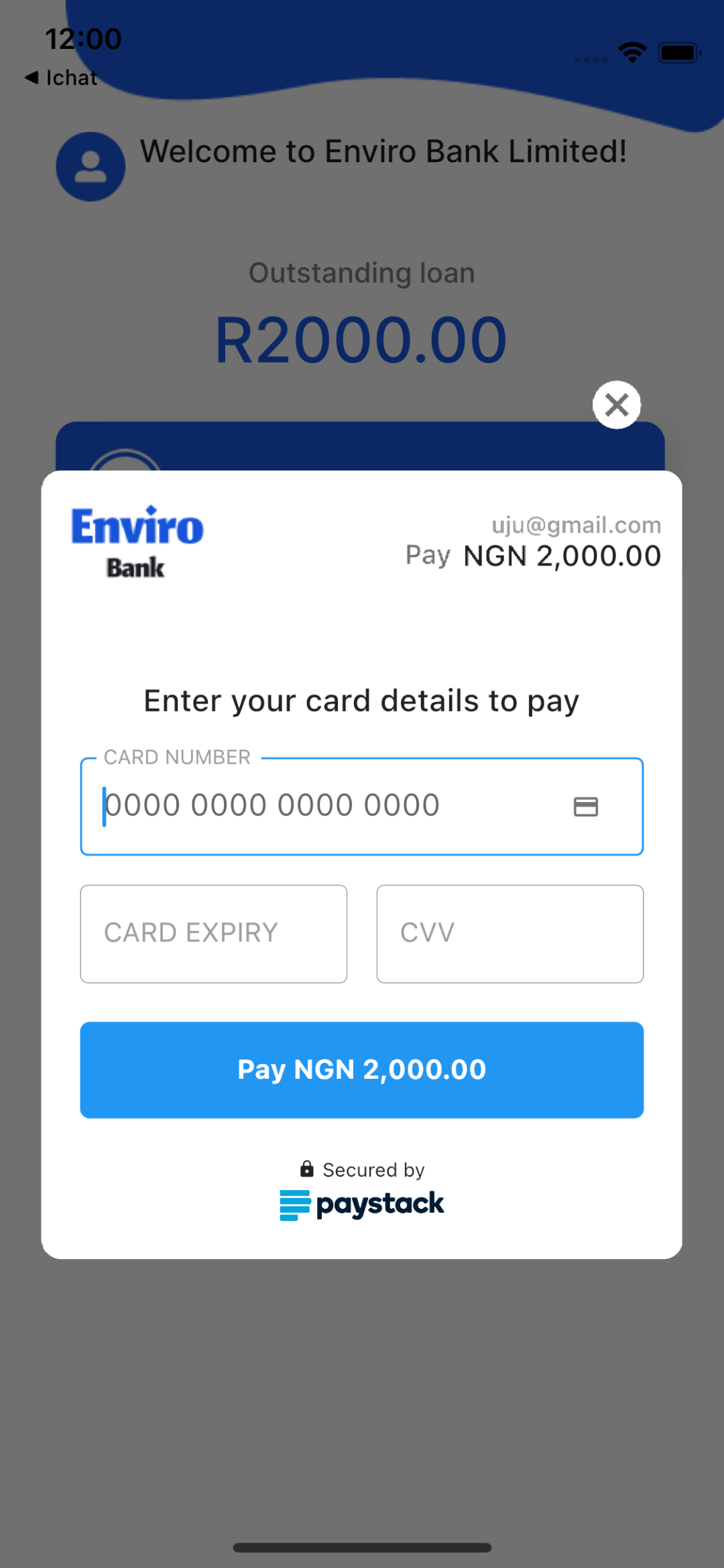 GitHub - fatimaujunwa/enviroBankLimited: A Loan Application With Paystack Integration