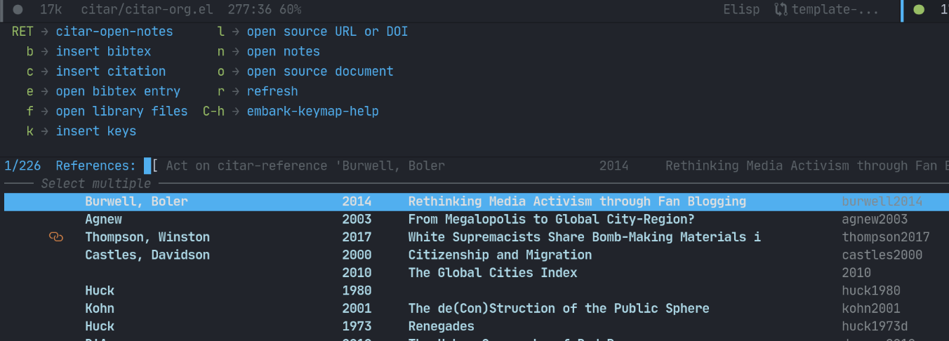 Cannot Access An Alternate Action Via Embark Act · Issue 435 · Emacs