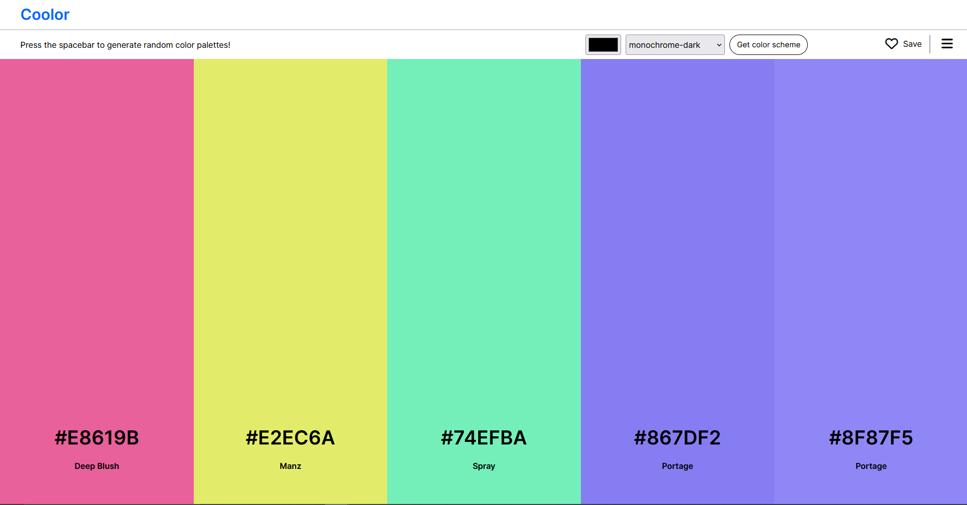 GitHub - MichiasAsnake/Coolor-Clone